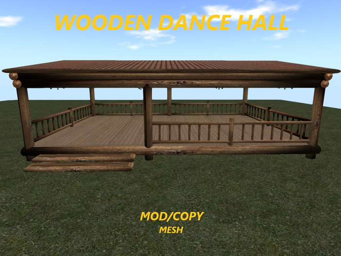 Second Life Marketplace Wooden Dance Hall